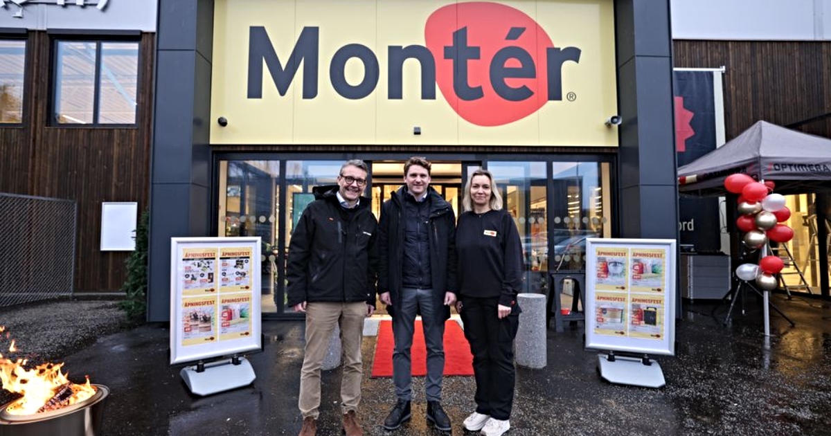 Nye Montér Hønefoss: 90 meters innendørs drive-in